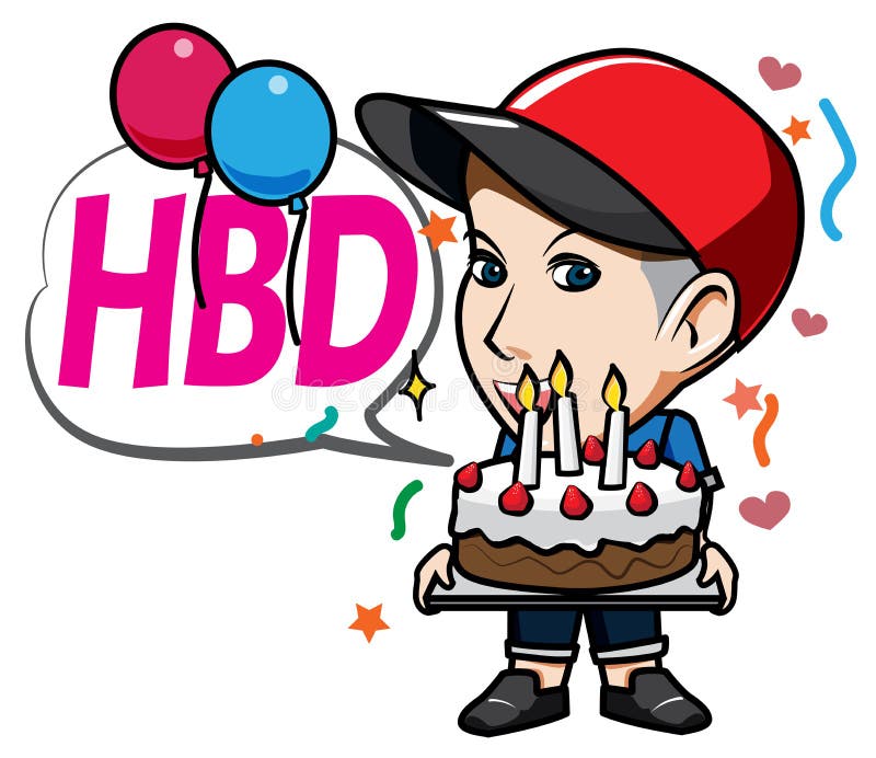 Hbd Stock Illustrations – 92 Hbd Stock Illustrations, Vectors & Clipart ...