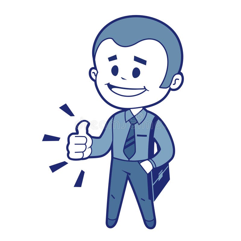 Character boy says ok! stock illustration. Illustration of character ...