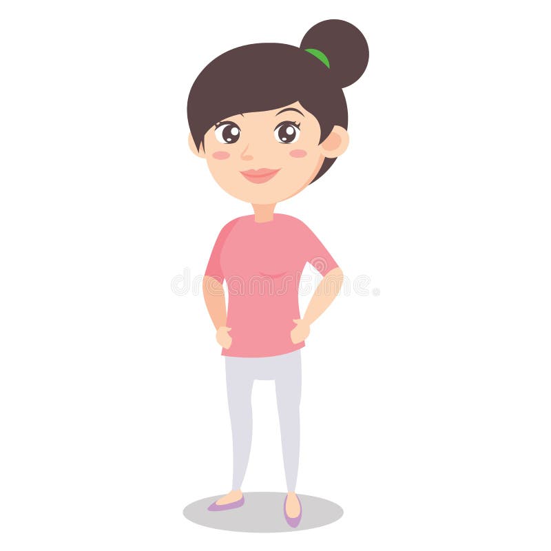 Character of Mother Standing Design Stock Vector - Illustration of ...