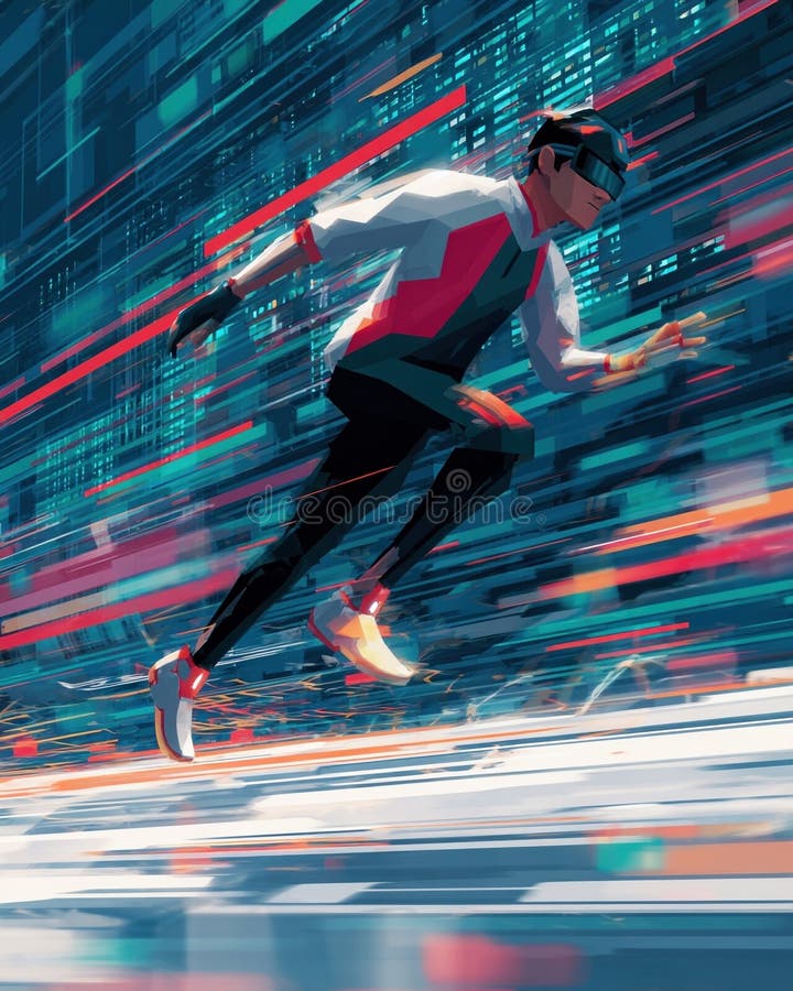 Character Motion an Illustration Featuring a Protagonist Stresstesting ...