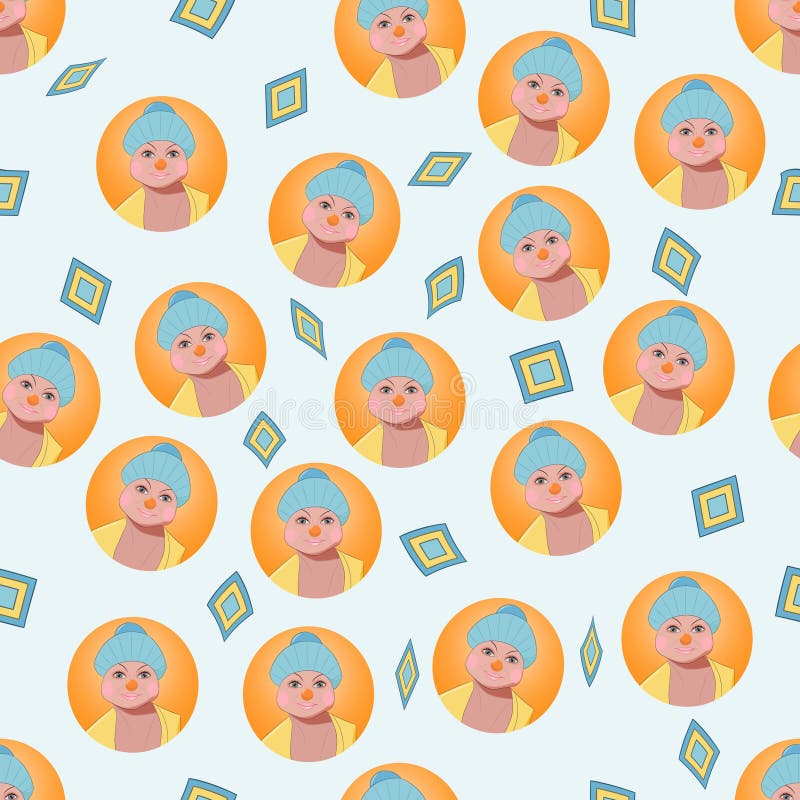 Character pattern stock illustration. Illustration of decorative ...