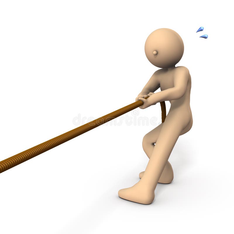 3d Human Pulling Rope Stock Illustrations – 73 3d Human Pulling Rope ...
