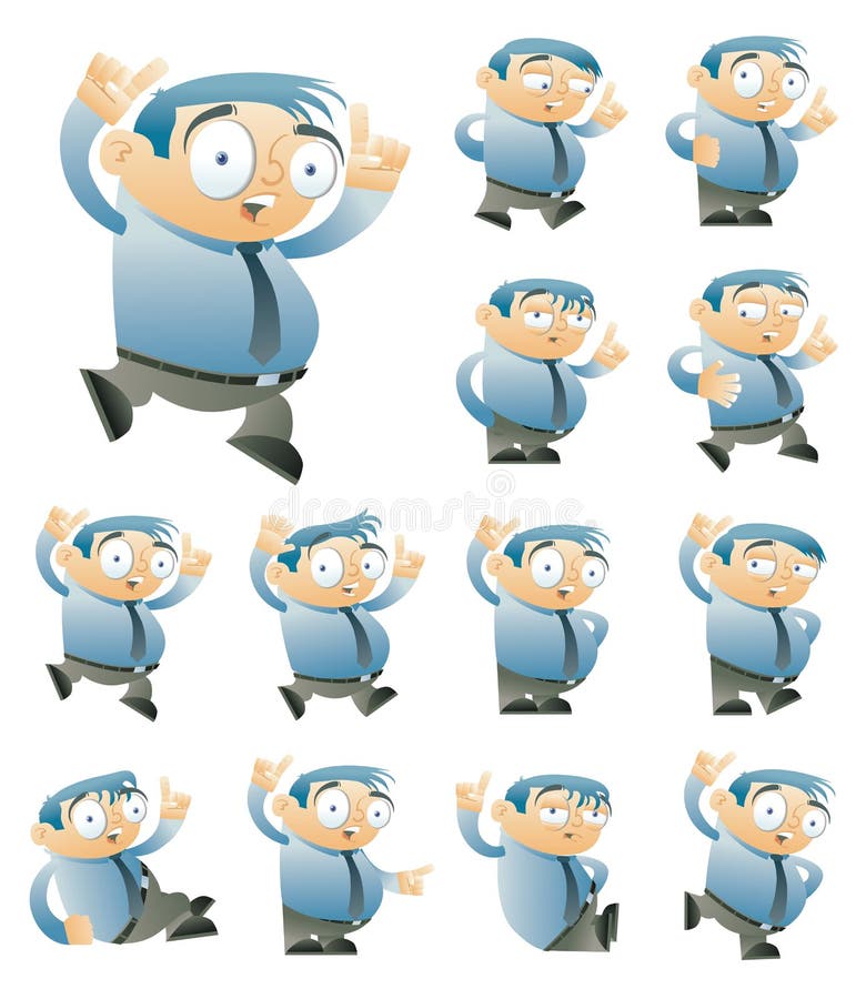 Character set four stock illustration. Illustration of cute - 51763711