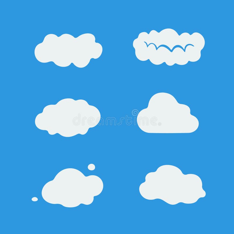 Cloud In Corners Frame Template. Blue Sky. Sun Light Rays Burst ...