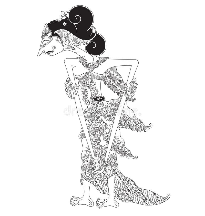 Ulupi stock vector. Illustration of drestayumna, duryudana - 119623374