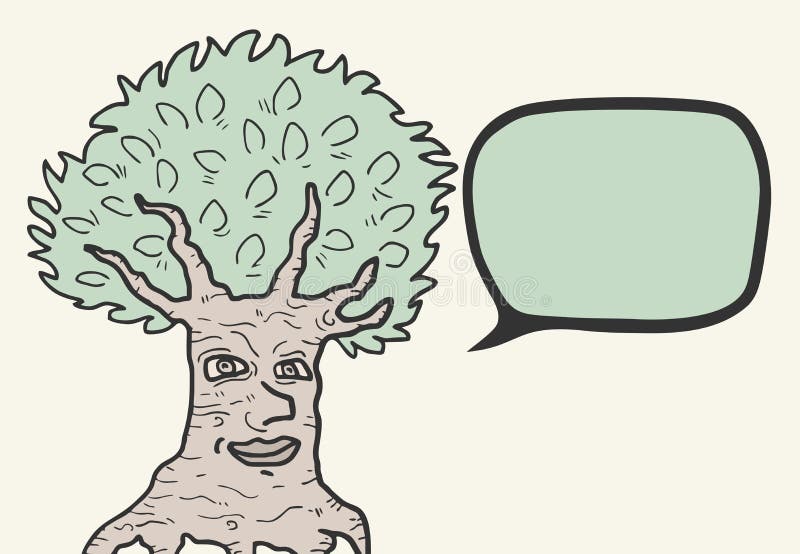 Character tree stock vector. Illustration of conversation - 28207645