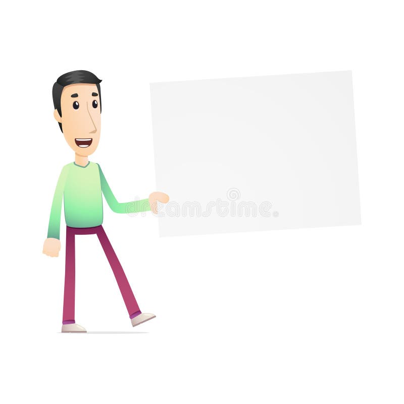 Character in various poses stock vector. Illustration of human - 34112183