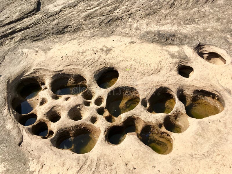 Characteristic Hole Stone Texture Stock Photo - Image of rock, disorder ...