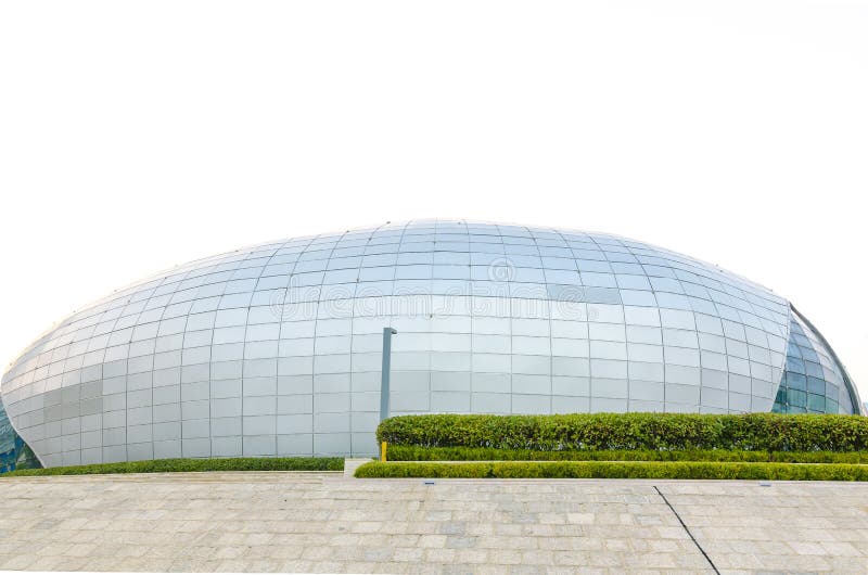 Spherical Building of Cafe in Novosibirsk Editorial Stock Image - Image ...