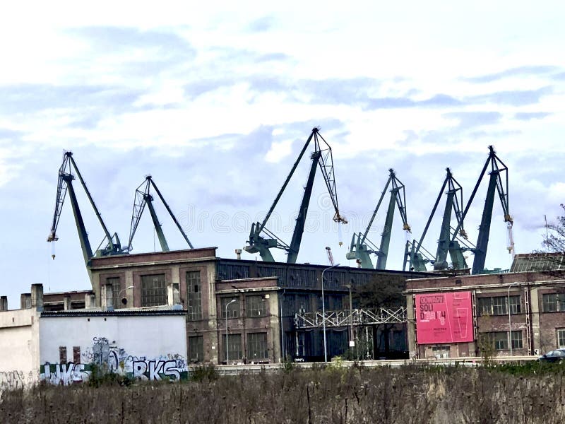 Shipyard industry editorial stock photo. Image of boknafjord - 73751498