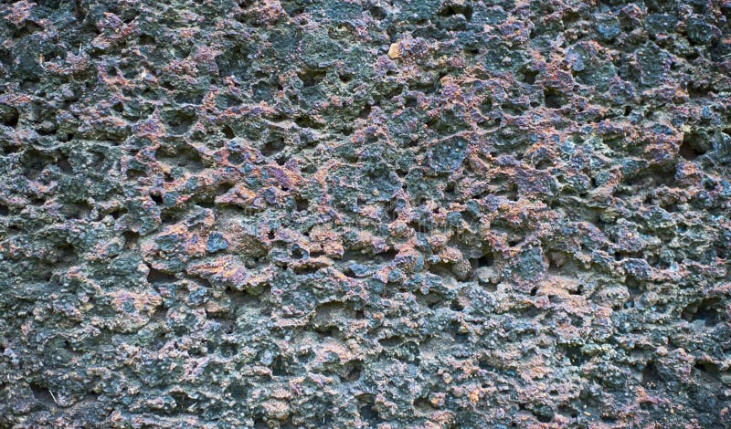 Characteristics of the Old Porous Stone Surface Stock Photo - Image of ...