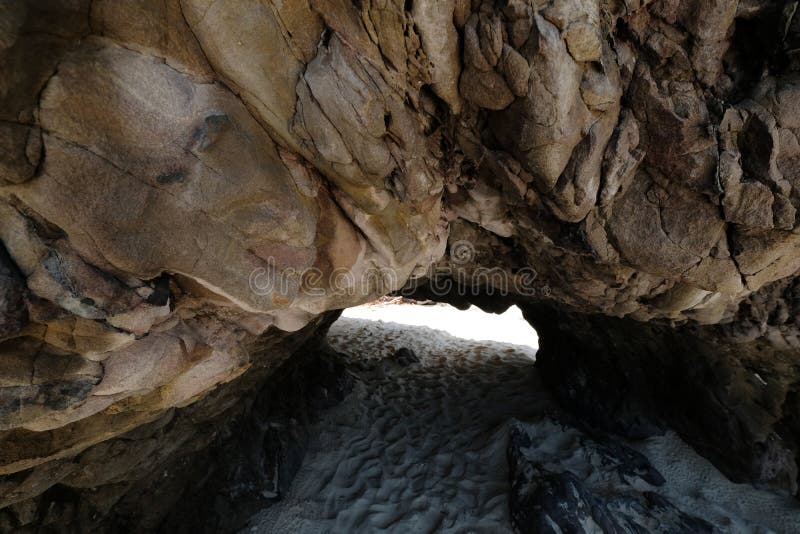 Characteristics of Seaside Mountain Rocks that Have Been Eroded. the ...