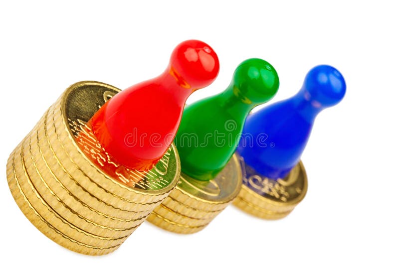 Characters on coins stock image. Image of euro, colours - 46916501