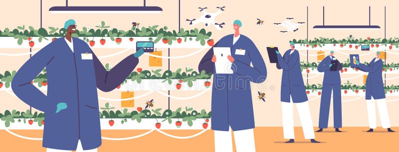 Characters Engage in Automation of Strawberry Production that Involves ...