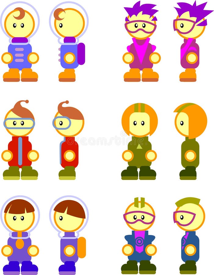 Characters human stock vector. Illustration of captain - 8881950
