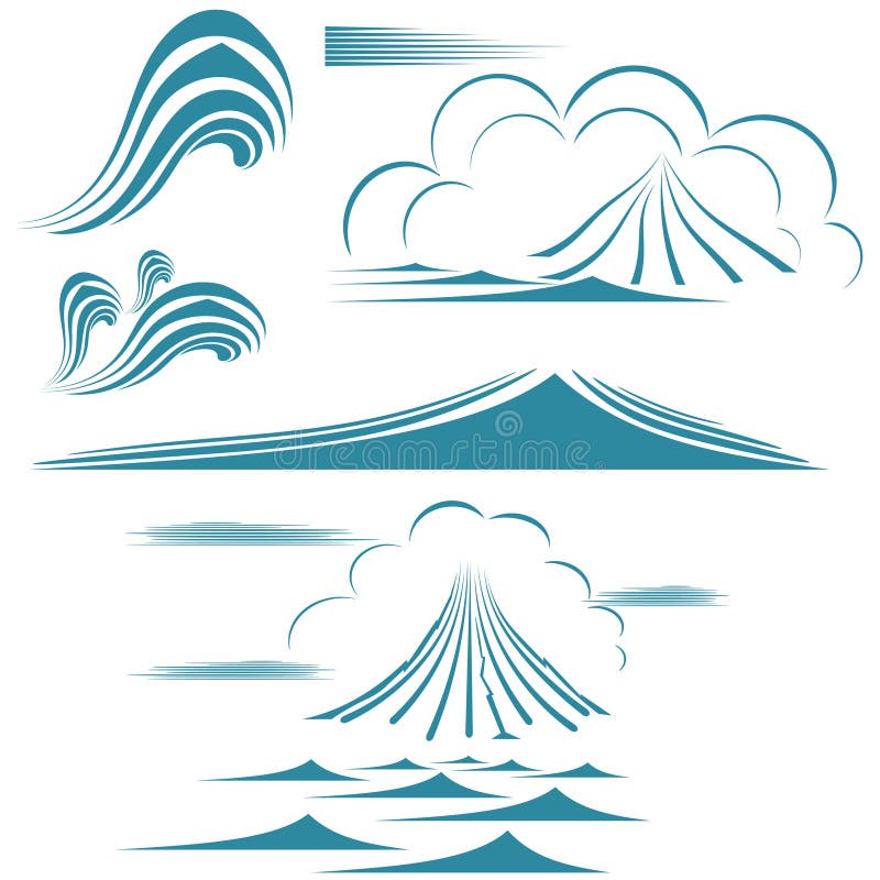 Characters water. stock vector. Illustration of elegance - 61523208