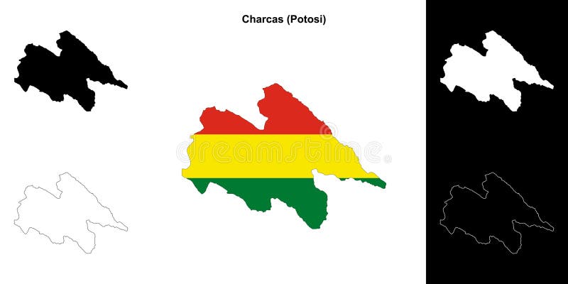 Charcas Outline Stock Illustrations – 12 Charcas Outline Stock ...