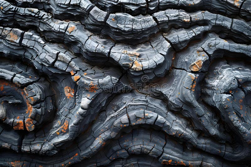 Concept Charcoal Drawings, Trees Charcoal Elegance Artistic Swirls of a ...