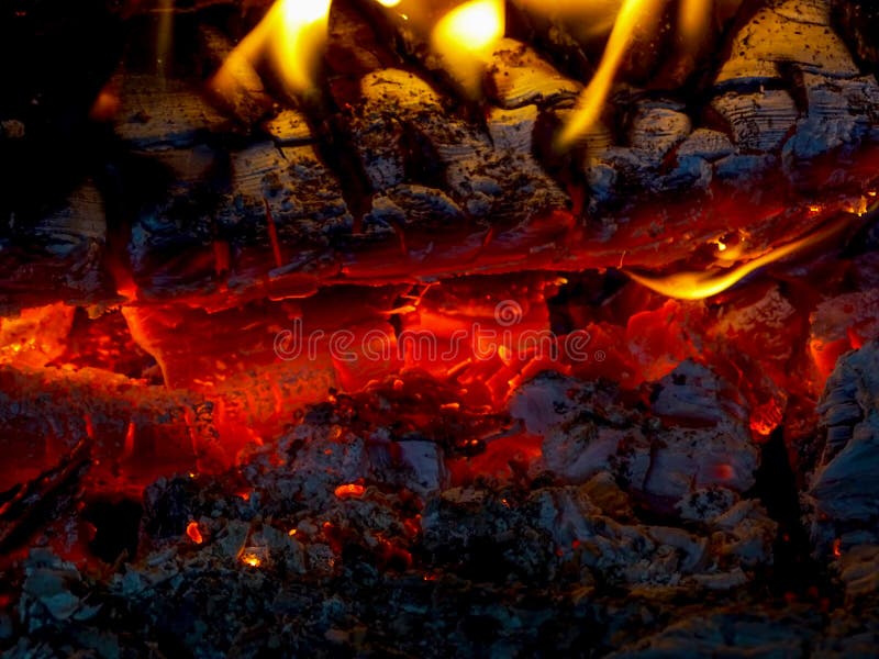 Charcoal fire stock image. Image of glowing, dark, colors - 58804395
