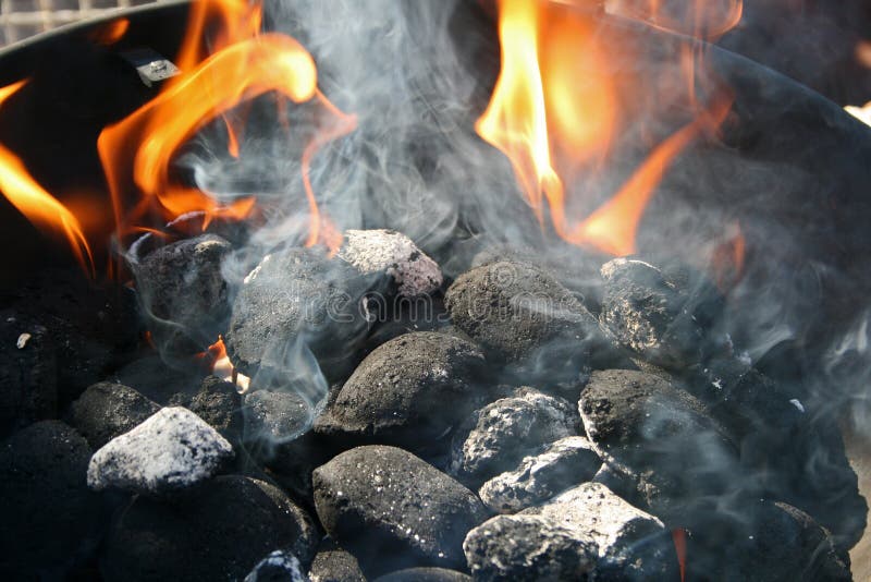 Charcoal fire stock image. Image of charcoal, compressed - 85565337