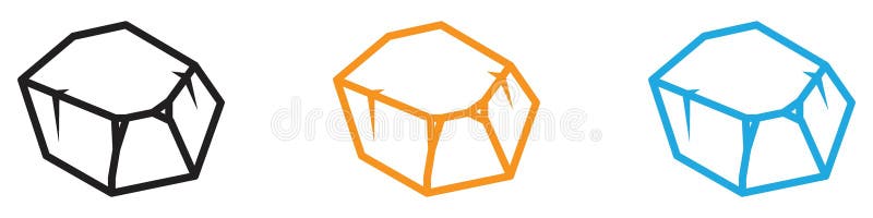 Charcoal Icon Vector Logo Set Collection for Web App Ui Stock Vector ...