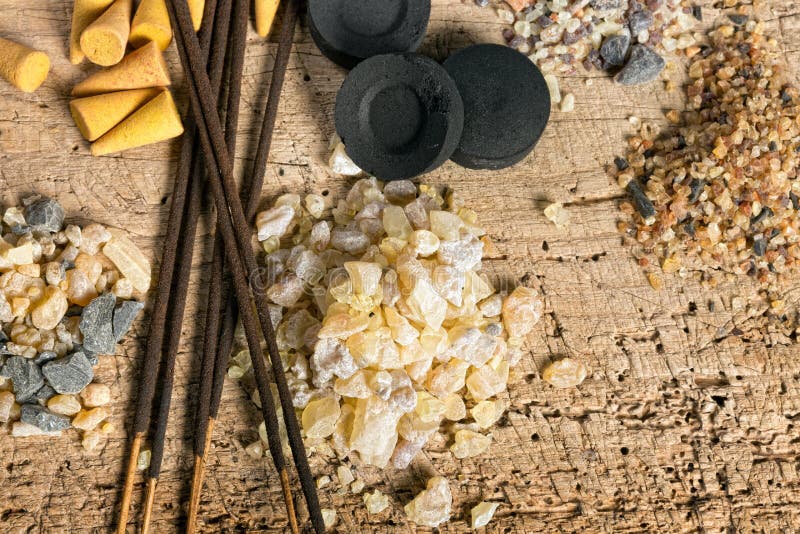 Incense in different forms stock photo. Image of ground - 30019148