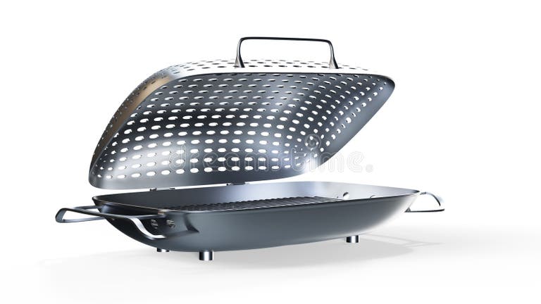 Charcoal Kettle Barbecue Grill 3d Render Stock Illustration ...