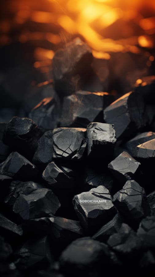 Charcoal Material Structure Background Stock Image - Image of brittle ...