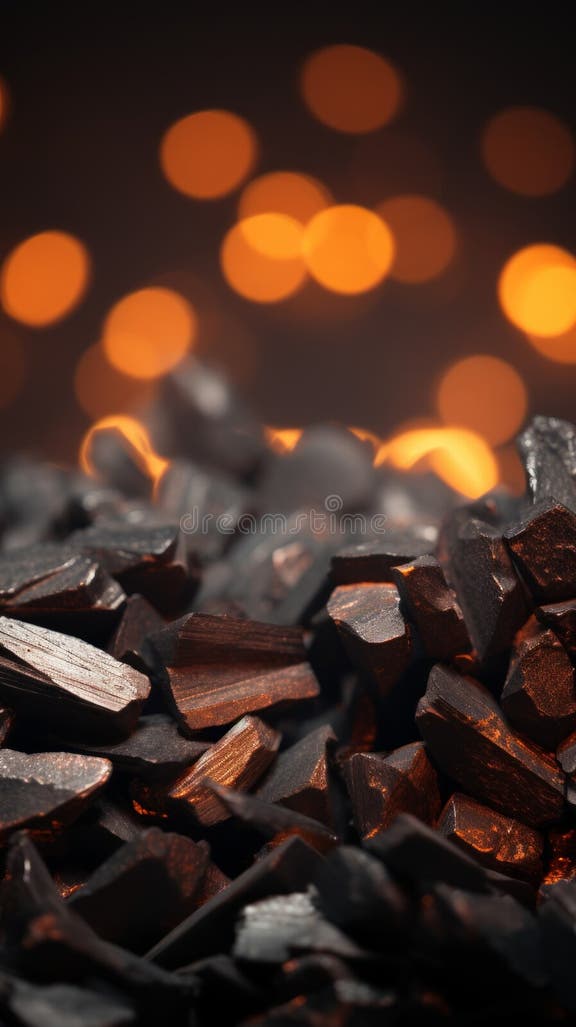 Charcoal Material Structure Background - Generative AI Stock ...