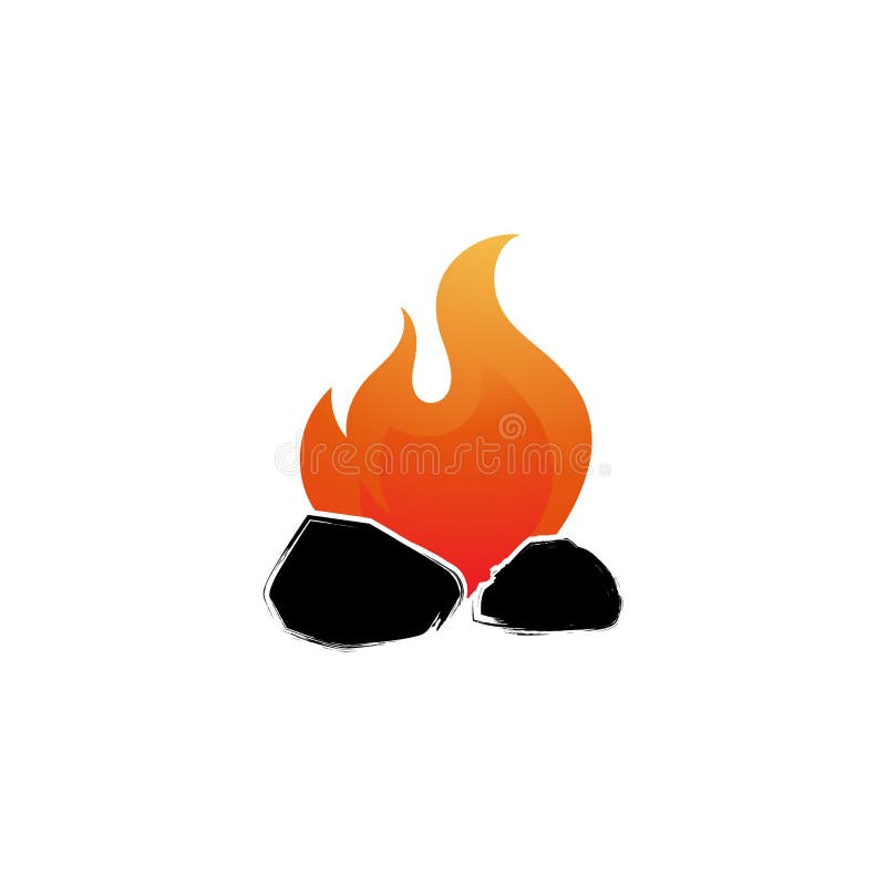 Charcoal Vector Icon Design Illustration Stock Vector - Illustration of ...