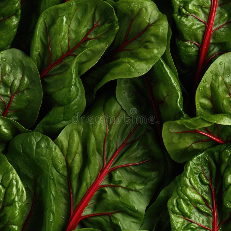 Chard Pattern Ultra Realistic Stock Illustration - Illustration of ...