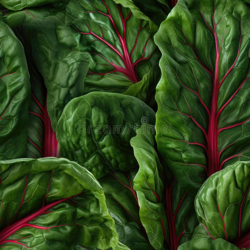 Chard Pattern Ultra Realistic Stock Illustration - Illustration of ...