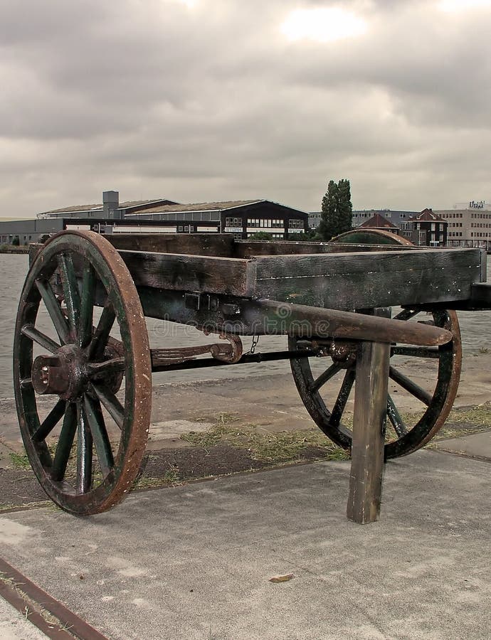 Panorama De Vue Aérienne De Routes De Canaux De Port D'Amsterdam Photo ...