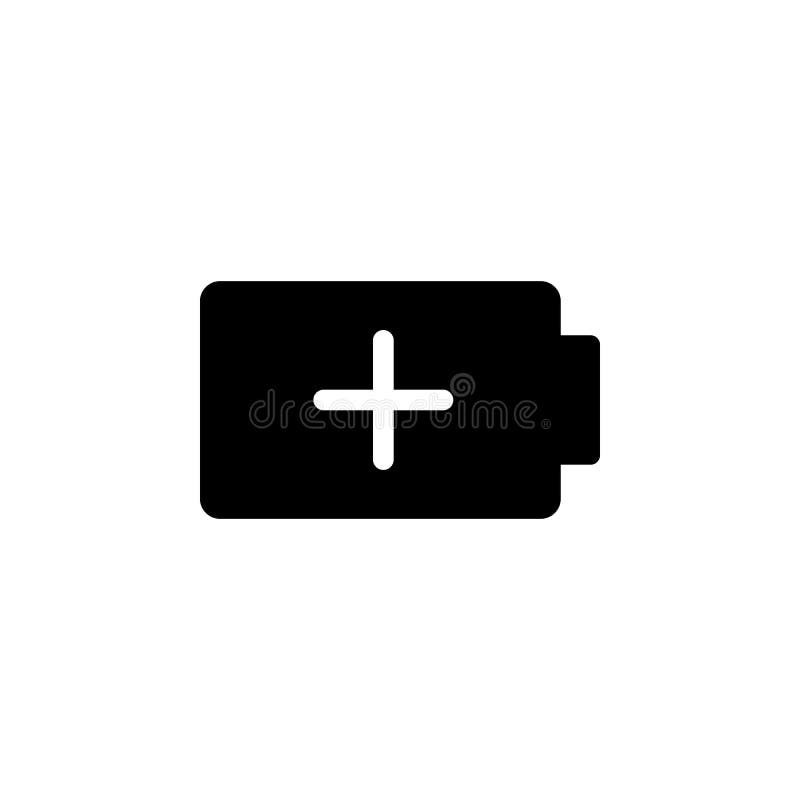 Charge, Add, Battery Vector Icon. Simple Element Illustration from UI ...