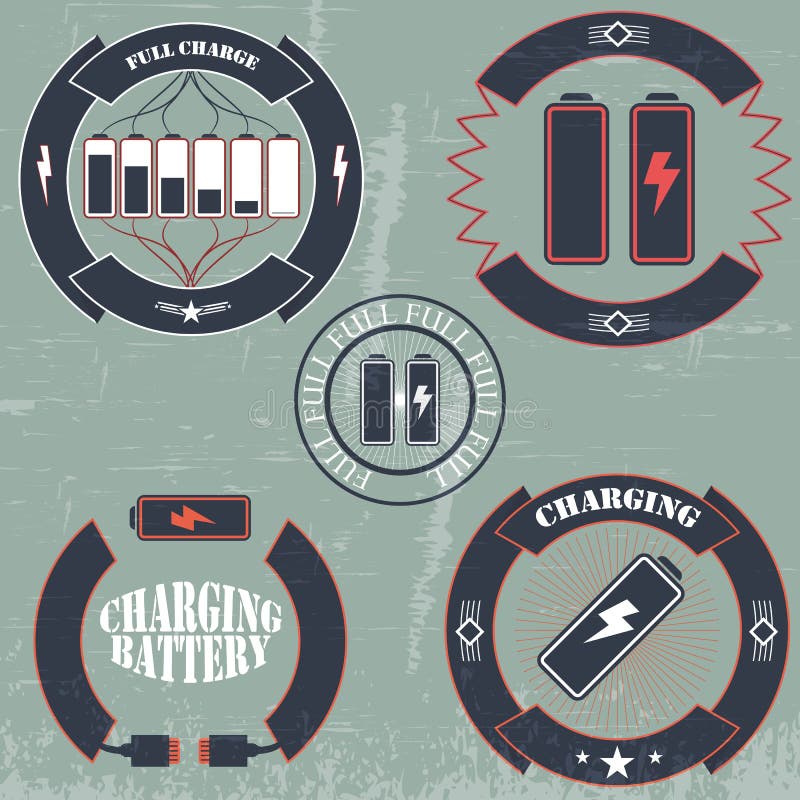 Charge battery banner stock vector. Illustration of design - 59445566
