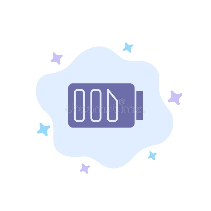 Simple Blue Battery Level Stock Illustrations – 218 Simple Blue Battery ...