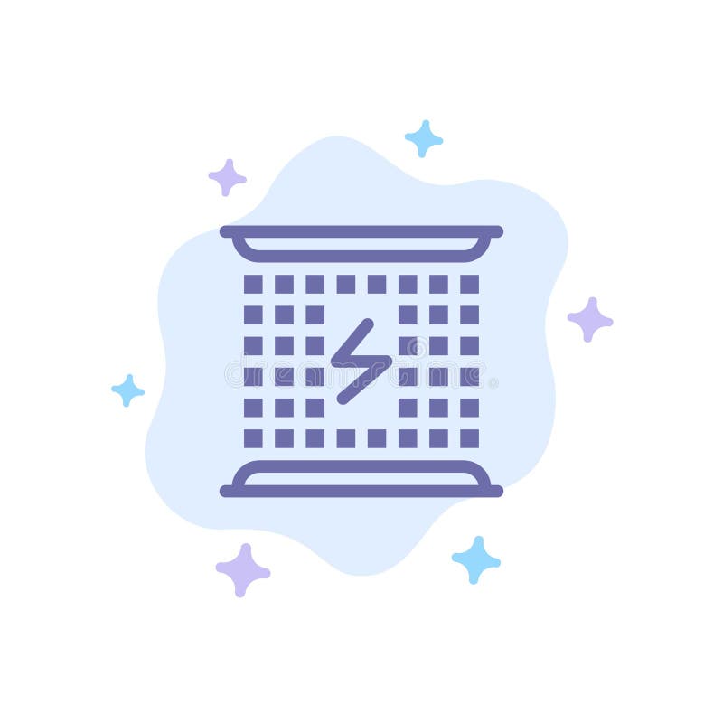 Charge, Charging, Electricity, Electromagnetic, Energy Blue Icon on ...