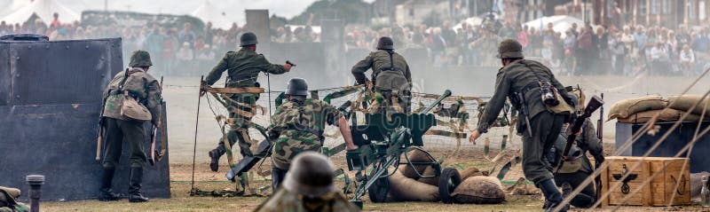 Charge! editorial stock photo. Image of armed, ammo, battle - 88759463