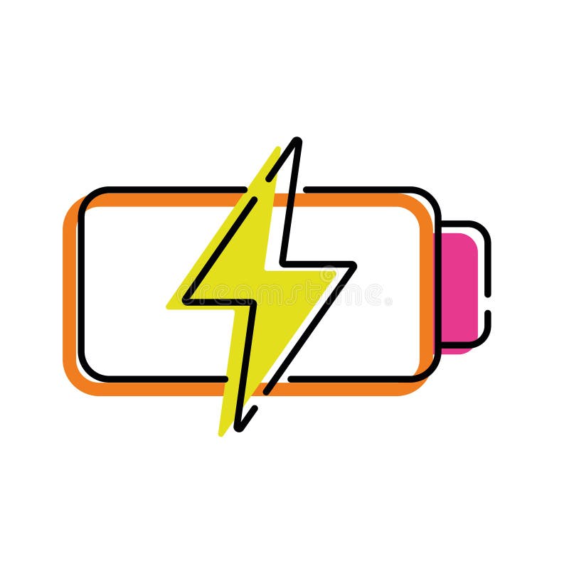 Charge icon sketch Vector stock vector. Illustration of graphic - 329963137