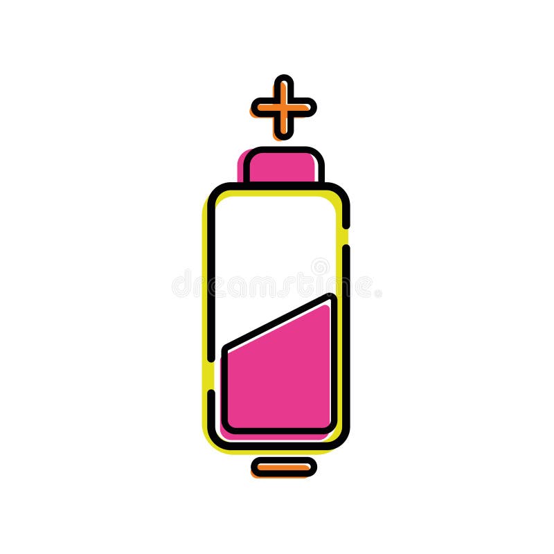 Charge icon sketch Vector stock vector. Illustration of charging ...