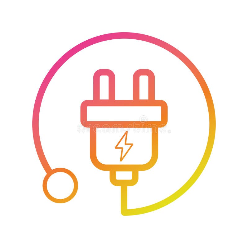 Charge icon sketch Vector stock illustration. Illustration of doodle ...