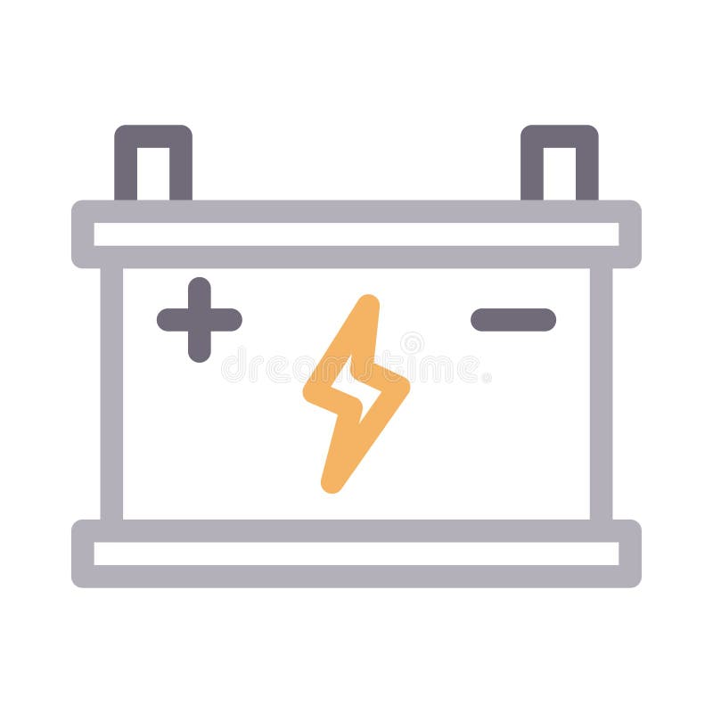 Charge Vector Color Line Icon Stock Vector - Illustration of equipment ...