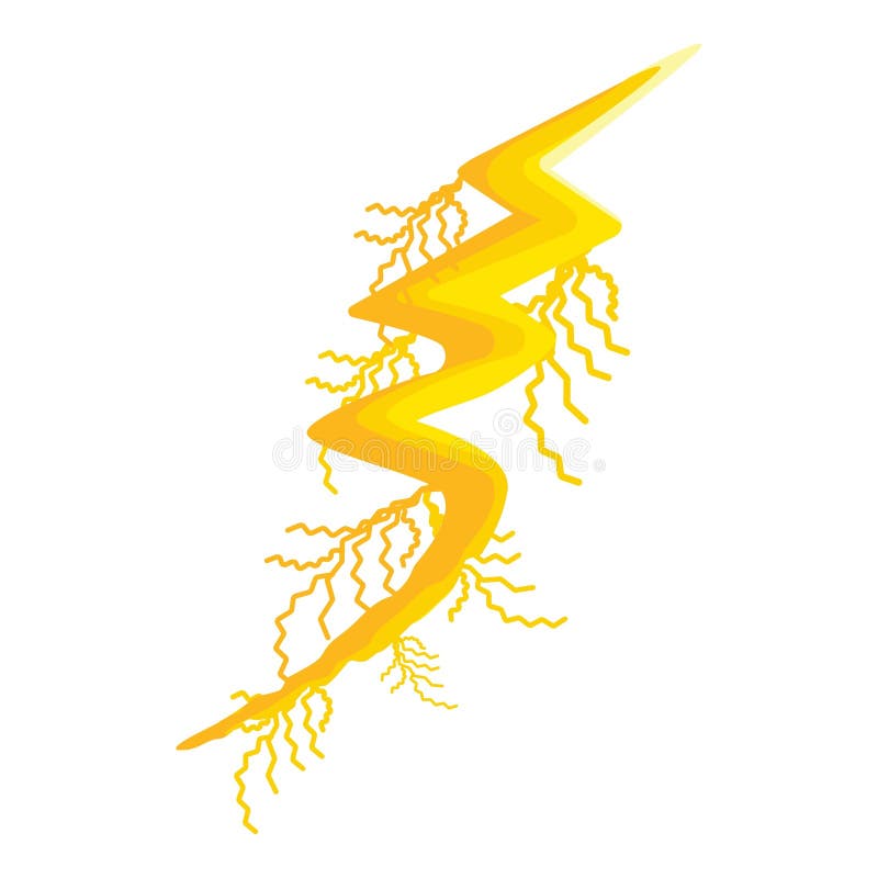 Charge Power Bolt Icon Cartoon Vector. Flash Speed Stock Vector ...