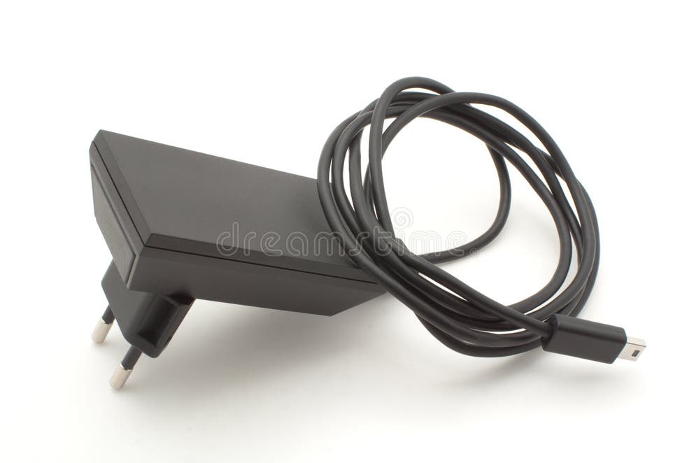 Charger with cord stock photo. Image of connection, electricity - 12674610