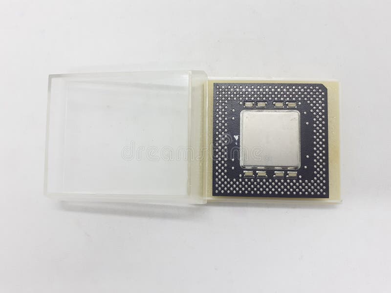 Charger Electronic Component and Cable in White Isolated Background ...