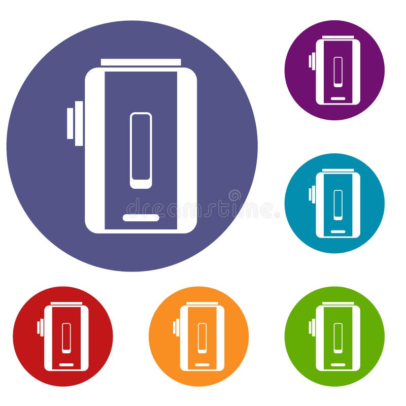 Charger icons set stock vector. Illustration of icon - 95789602