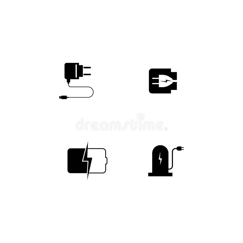 Charger logo stock illustration. Illustration of technology - 208474003