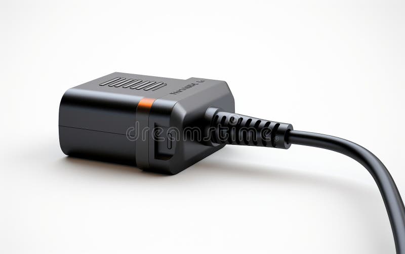Charger Snapshot on White Background Stock Illustration - Illustration ...