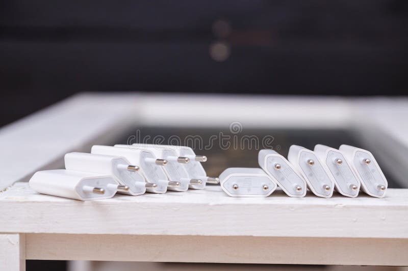 Chargers Blocks for Charging Editorial Stock Photo - Image of modern ...