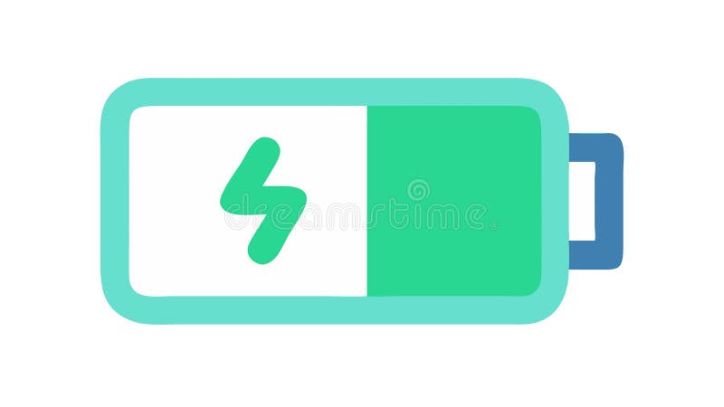 Charging Battery Energy Symbol Vector Icon, Vector Design Generative AI ...